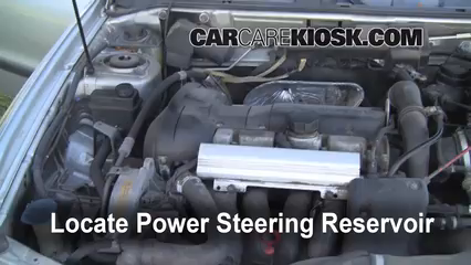 How to Add Power Steering Fluid to a 2000 Volvo V40 1.9L 4 Cyl. Turbo